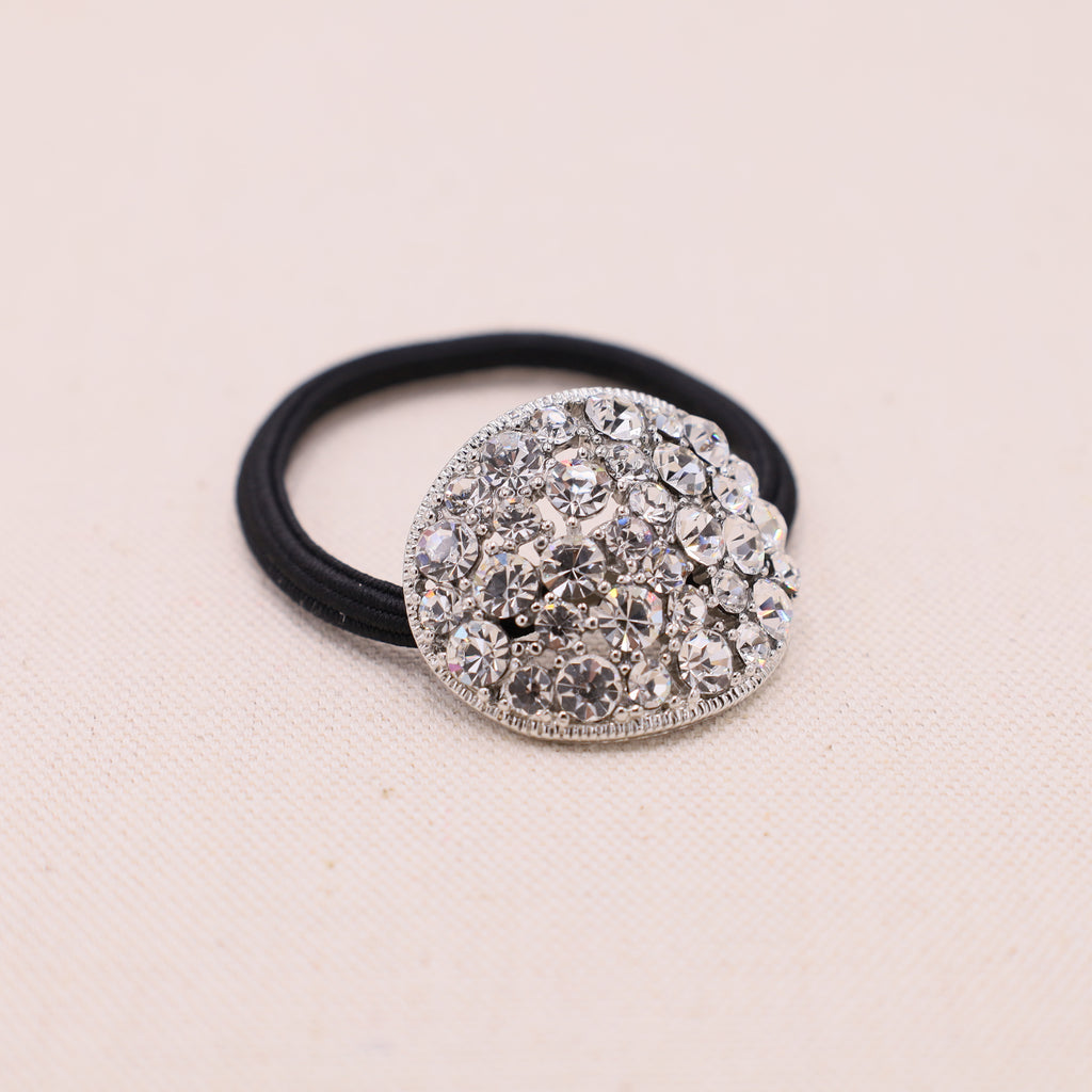 Crystal Ponytail Holder – Rhinestone Hair Tie for Elegant Hairstyles ...