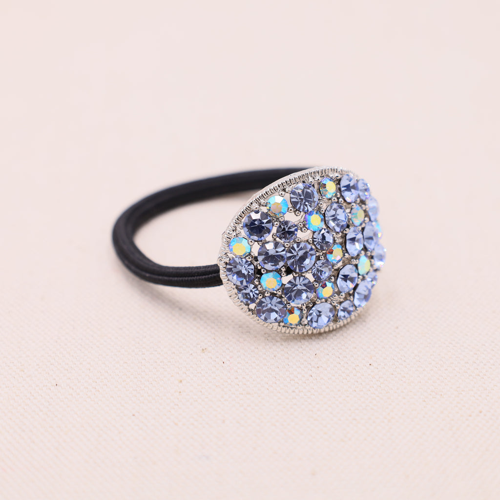 Crystal Ponytail Holder – Rhinestone Hair Tie for Elegant Hairstyles ...