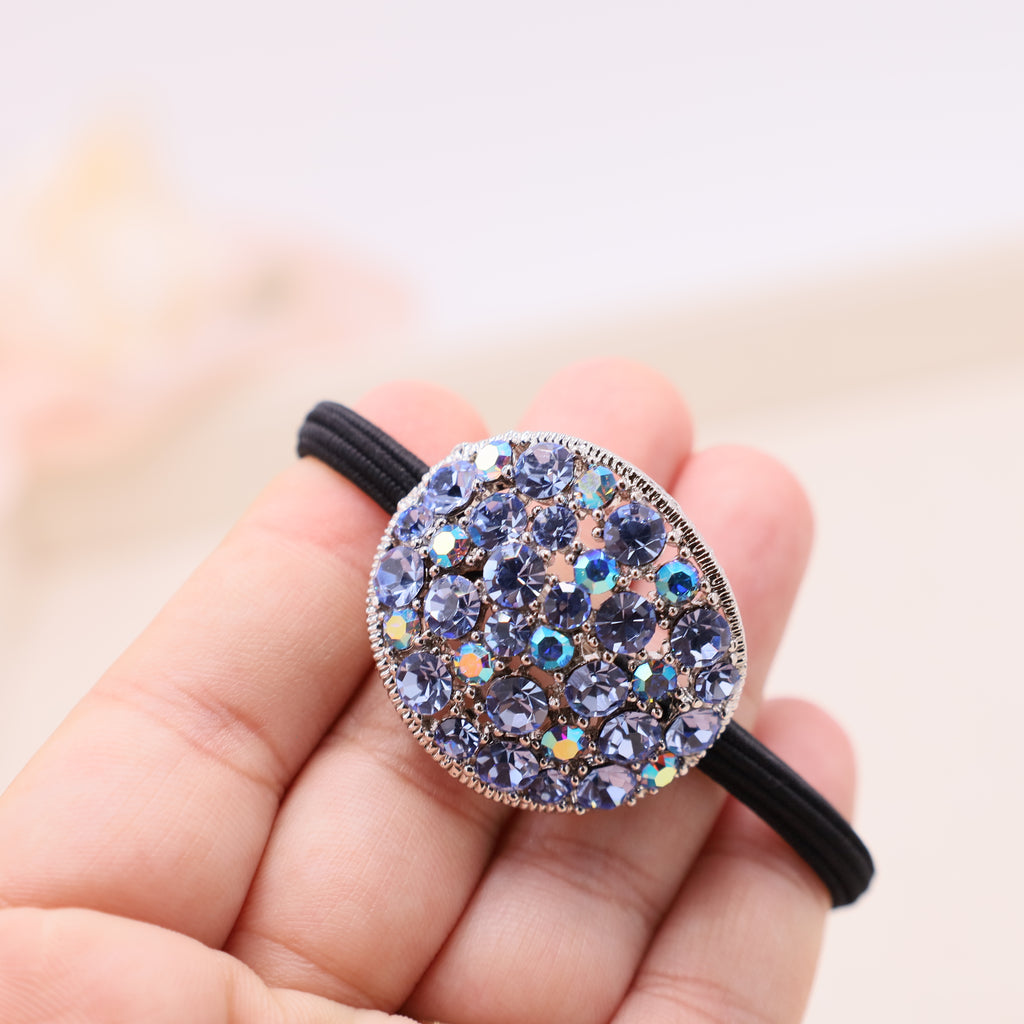 Crystal Ponytail Holder – Rhinestone Hair Tie for Elegant Hairstyles ...